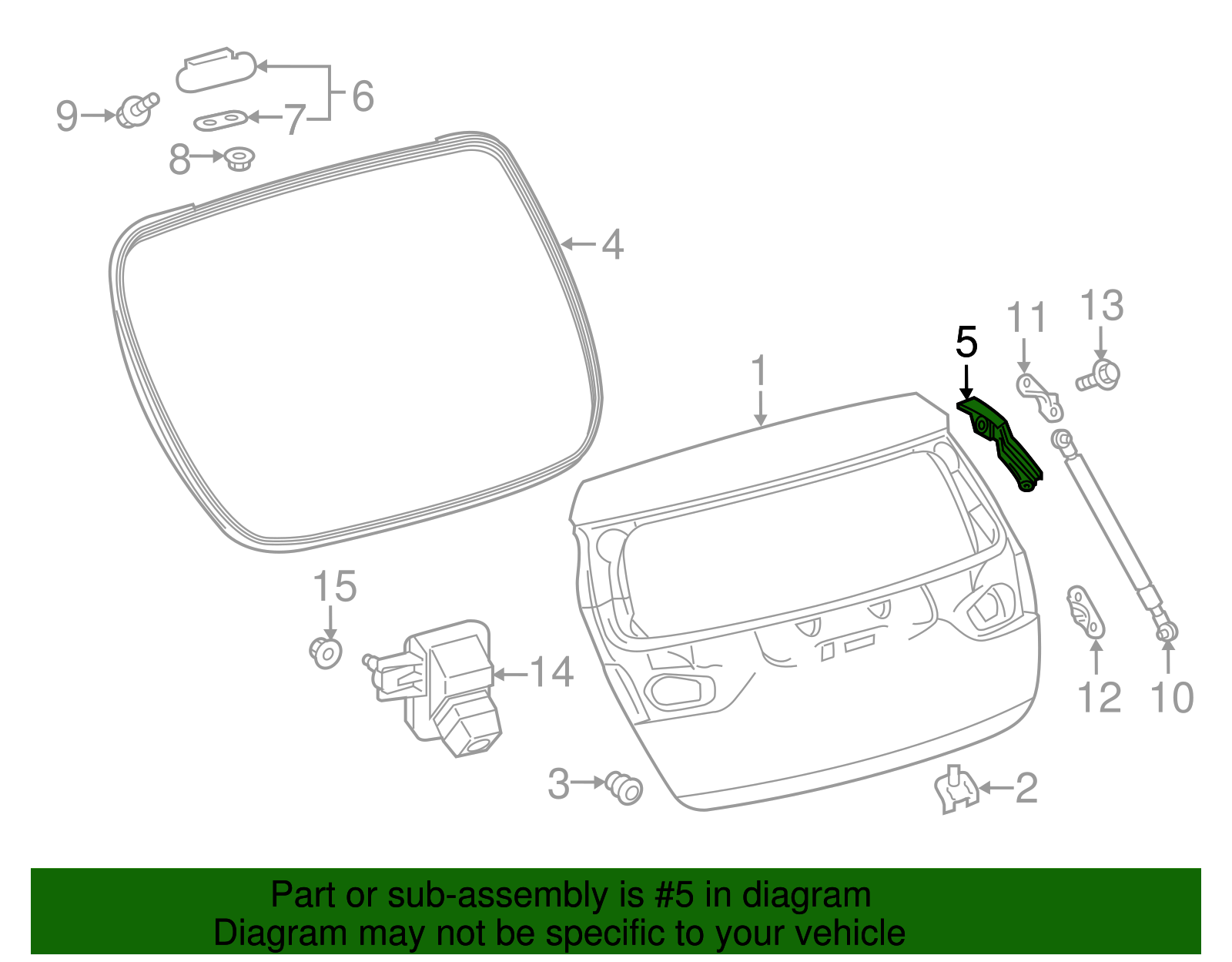 67893-12030 - High-Quality Liftgate Insulator for 2016-2018 Toyota ...