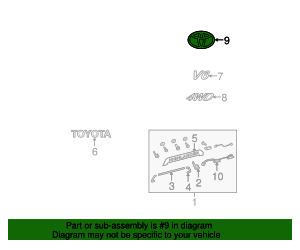 2007-2009 Toyota Emblem 90975-02063 | Retail Performance Auto Parts