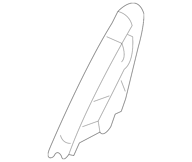 83840-3F020 - Upper Molding 2006-2009 Kia Amanti | Kia.Parts Store