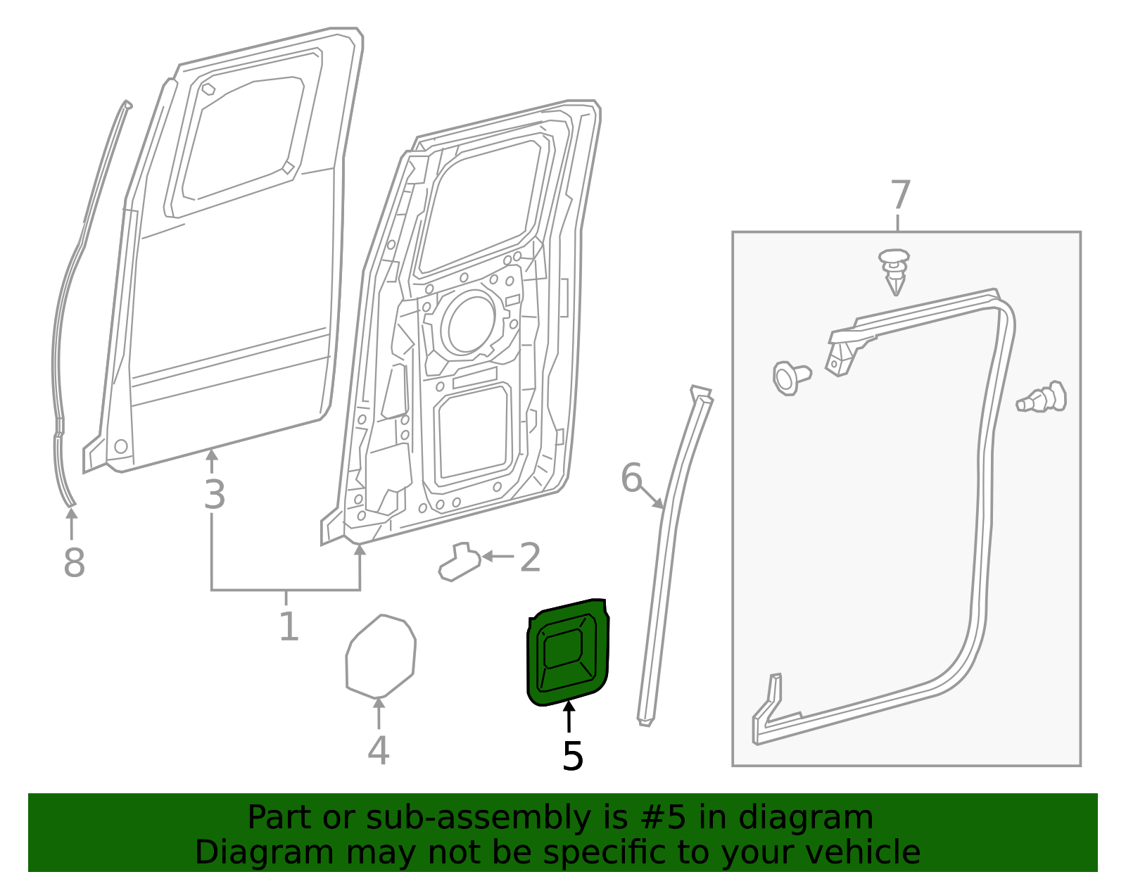 67843-04010 - High-Quality Door Access Cover for 2020-2023 Toyota ...