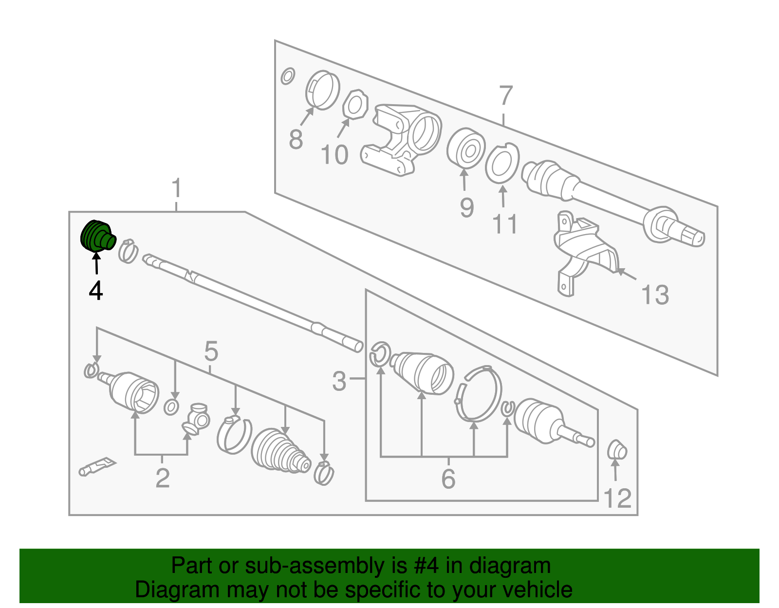 44351-TA5-A61 - 2008-2012 Honda Accord - Damper Dynamic | Genuine Honda Parts