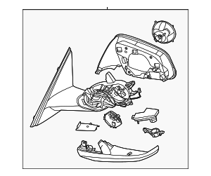 51169853521 - 2020-2021 BMW Mirror Assembly (51-16-9-853-521) | BMW of ...