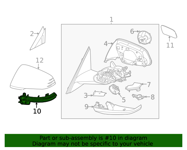 2020-2024 BMW Signal Lamp 51169879128 | OEM Parts Online