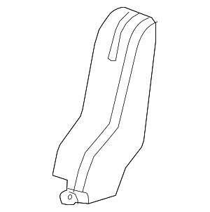 2010-2017 GM Jet Black Rear Driver Side Seat Recliner Outer Finish ...