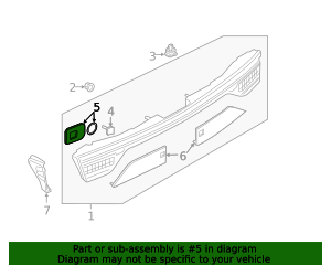 4K8-998-191 - Tail Light Gasket 2019-2023 Audi | AutoNationParts.com