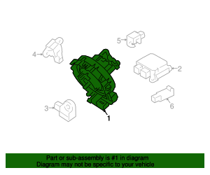 2011-2019 Ford Fiesta Clock Spring D2BZ-14A664-A | QuirkParts