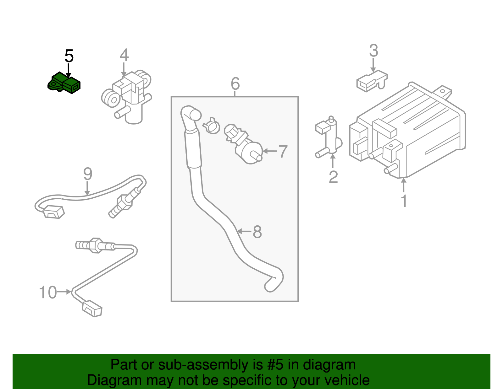 2014-2019 Infiniti M.A.P Sensor 22365-EY00C | OEM Parts Online