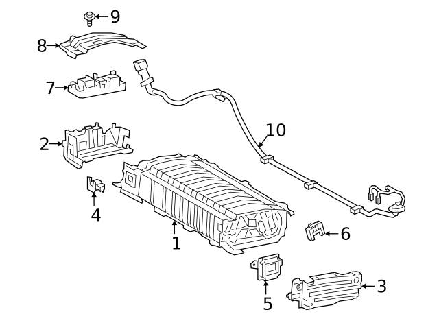 2020-2022 Toyota Corolla Battery Cable 821H1-12010 | Toyota Parts Center