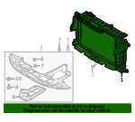 2020-2022 Hyundai Palisade Air Guide 29135-S8500 | OEM Parts Online