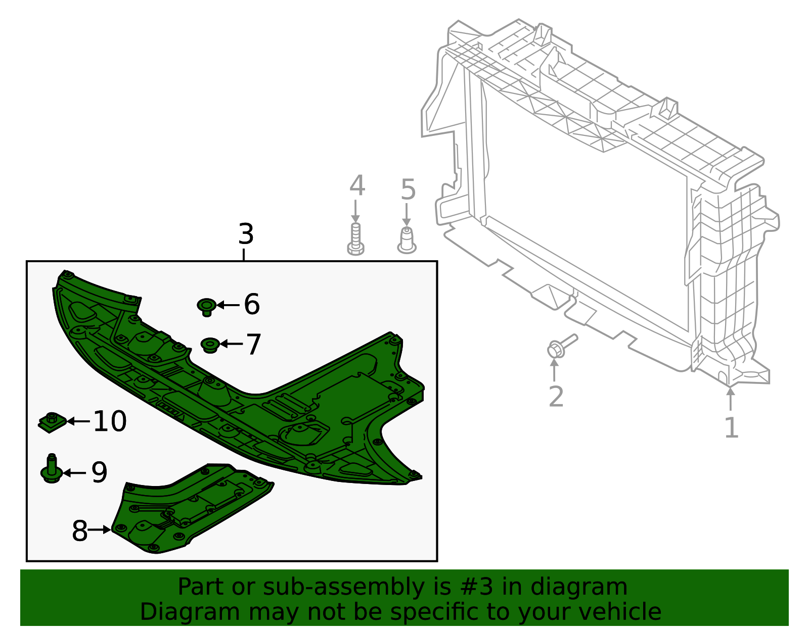 Hyundai - 29110-S8000 - Under Cover - 2020-2024 Hyundai Palisade | OEM ...