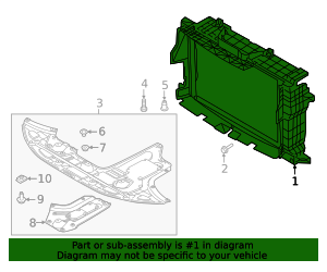 29135-S8500 - High-Quality Radiator Support Air Duct for 2020-2022 ...