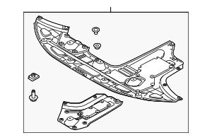 2020-2024 Hyundai Palisade Under Cover 29110-S8000 | OEM Parts Online