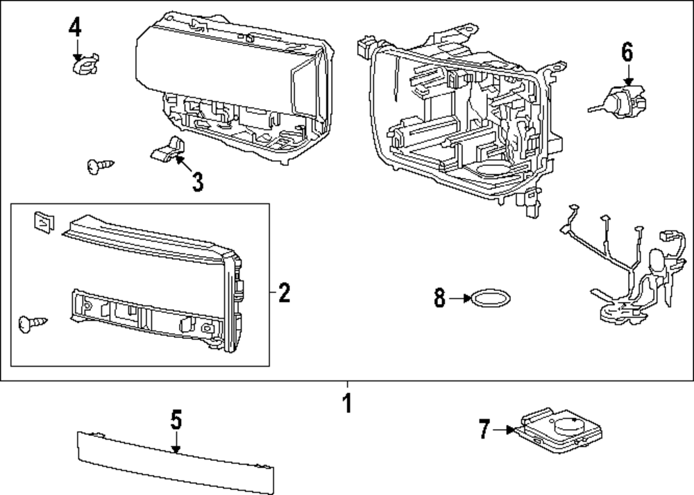 2024-2025 Toyota Land Cruiser Control Module 81056-60S60 | Toyota Parts ...