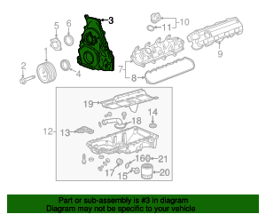Engine Front Cover 12691694 | GMPartsDirect.com