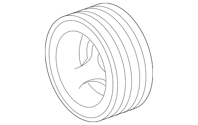 2015-2019 Chevrolet Corvette Crankshaft Balancer 12678926 GM ...