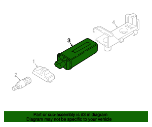 2015-2024 Audi Tire Pressure Monitoring System (TPMS) Control Module ...