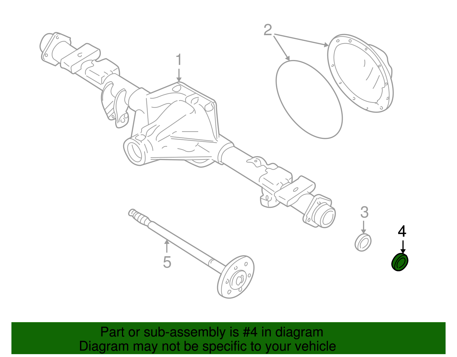 19180849 - Rear Axle Shaft Seal 1984-2025 GM | GMPartsNow