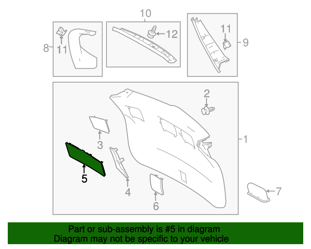 67765-0R010-C0 - Access Cover 2013-2018 Toyota RAV4 | Ourisman Toyota Parts