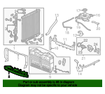 2015-2020 GM Front Bumper Shutter Lower Baffle 23487157 GM ...