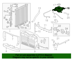 2015-2021 GM Radiator Surge Tank 84388367 | GMPartsDirect.com