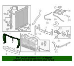 2015-2020 Chevrolet Colorado Front Bumper Shutter Baffle 84152203 | OEM ...