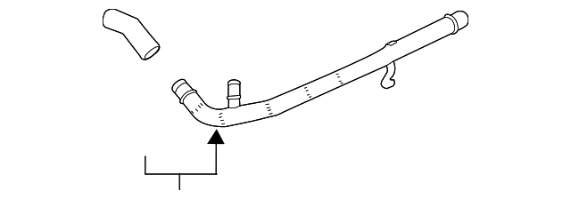 2015-2022 GM Radiator Inlet Pipe 12659310 | NewGMParts.com