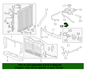2015-2022 GM Radiator Inlet Hose 84463185 GM | GMPartsDirect.com
