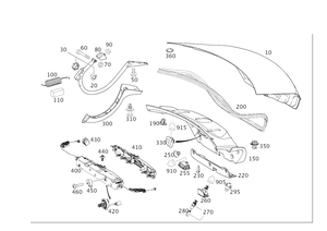 218-820-03-42 - Drive Unit Trunk Lid 2007-2018 Mercedes-Benz | Mercedes ...