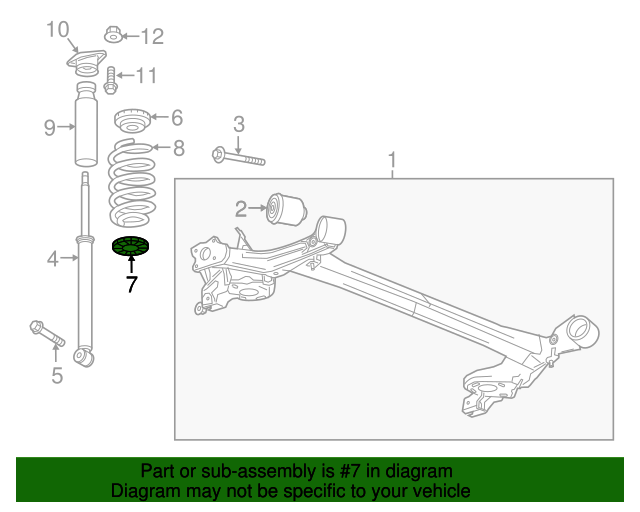 2016-2021 Chevrolet Spark Lower Insulator 95167274 | GMPartsDirect.com
