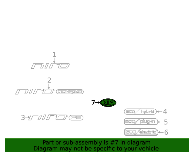 86300-G5600 - Emblem 2022 Kia | Kia.Parts Store