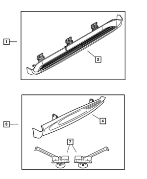 2001 Dodge Durango Full Running Board Kit 82205198 | Mopar Estores