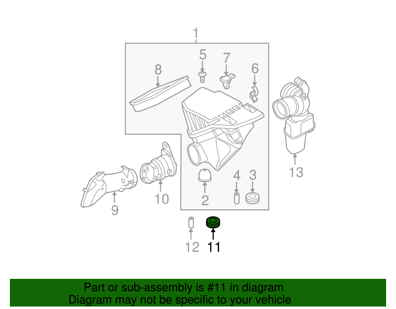 13-71-1-702-508 - Rubber grommet 1999-2024 BMW | AutoNation Parts