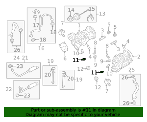 900-123-131-30 - Nozzle O-Ring 2003-2024 Porsche | Delaware Porsche Parts