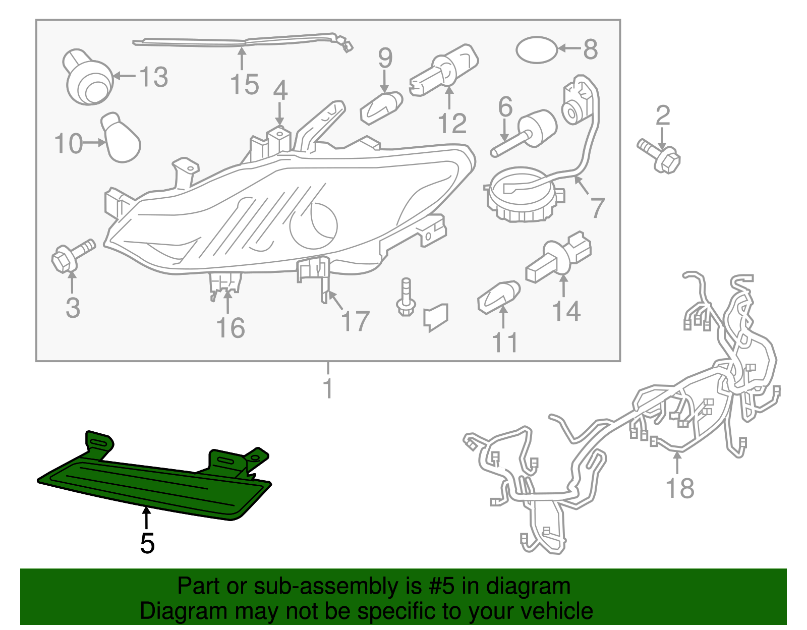 2011-2014 Nissan Murano Headlamp Extension Panel 26063-1AA0C | Boro ...