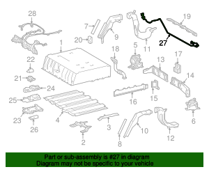 821H1-47041 Battery Cable - Toyota | Mike Calvert Toyota Parts