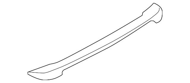 Genuine BMW 51-62-8-040-054 | E60 5 Series M Sport Rear Deck Spoiler ...