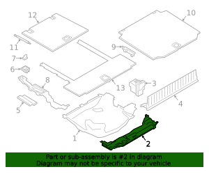 51477438261 - 2019-2023 BMW X5 Storage Tray (51-47-7-438-261) | BMW of ...