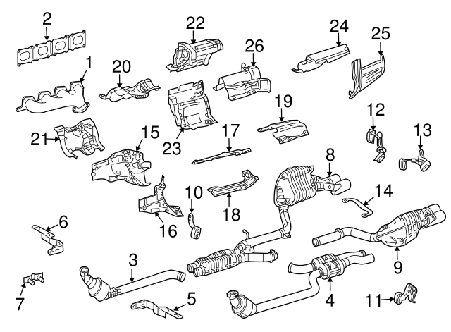 204-492-43-41 - Bracket 2008-2015 Mercedes-Benz C 63 AMG® | Mercedes ...