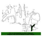 2017-2024 GM Passenger Side Front Compartment Splash Shield 84252175 GM ...