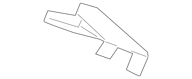 2017-2019 GMC Acadia Front Driver Side Fender Front Lower Reinforcement ...