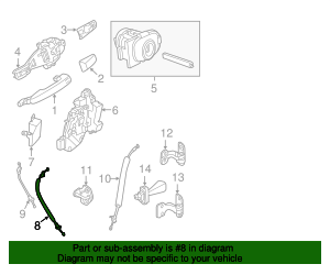 Genuine Lock Cable for 2012-2019 Land Rover Range Rover Evoque | Land ...