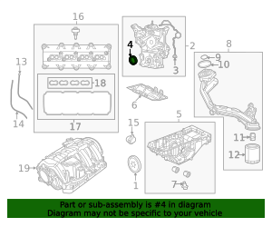 2016-2024 Mopar Rear Main Seal Retainer 68245707AD | Mopar Parts Canada