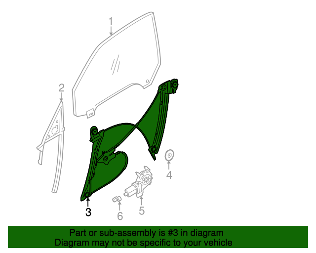 51337352747 - 1988-2021 BMW Window Regulator (51-33-7-352-747) | BMW of ...