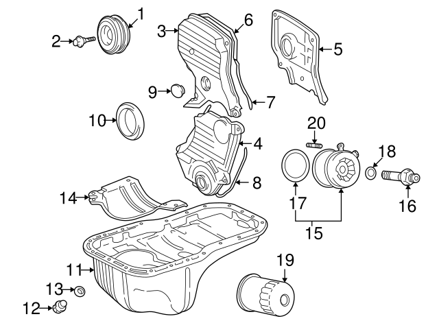 90311-42035 - Front Crank Seal - 1992-2001 Toyota | nashuatoyota