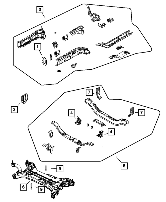 5115315AC - Rail Cap, Left 2007-2017 Mopar | Mopar Wholesale Parts
