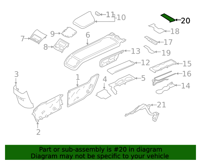 2019-2020 Volvo Ashtray Cover 31497737 | TascaParts.com