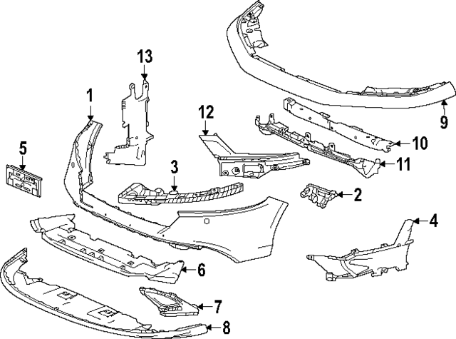 2023-2024 Honda Accord Side Support 71103-30A-A00 | Genuine Honda Parts