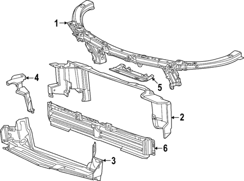 Radiator Support for 2025 Cadillac LYRIQ | GM Parts Center