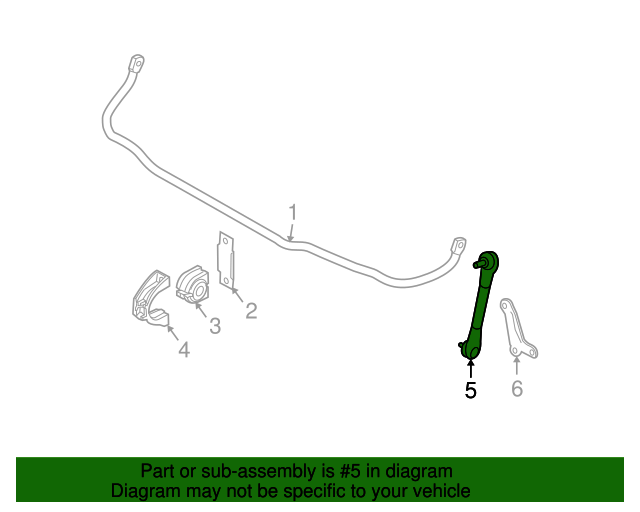 Genuine BMW 31-30-6-781-548 | Stabilizer Link | FREE Shipping on Most ...