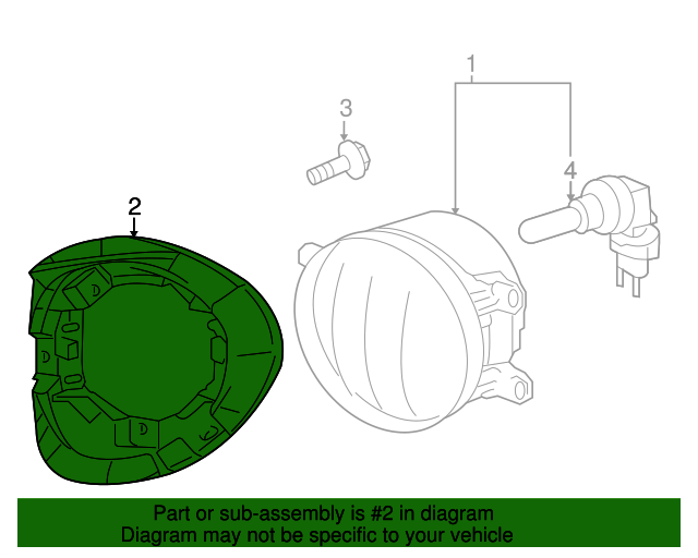 52126-60010 - Bracket - 2008-2011 Lexus LX570 | Discount Parts Monster